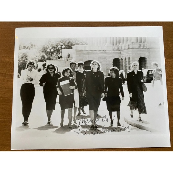 Congress | Wall Decor | Pat Schroeder Autographed Photo 8x March On ...